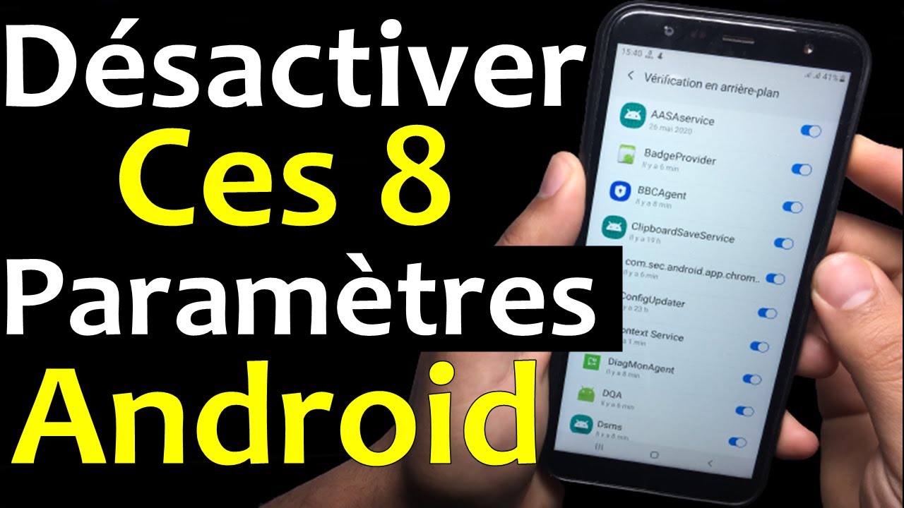 8 Paramètres Android que vous devez désactiver maintenant - YouTube