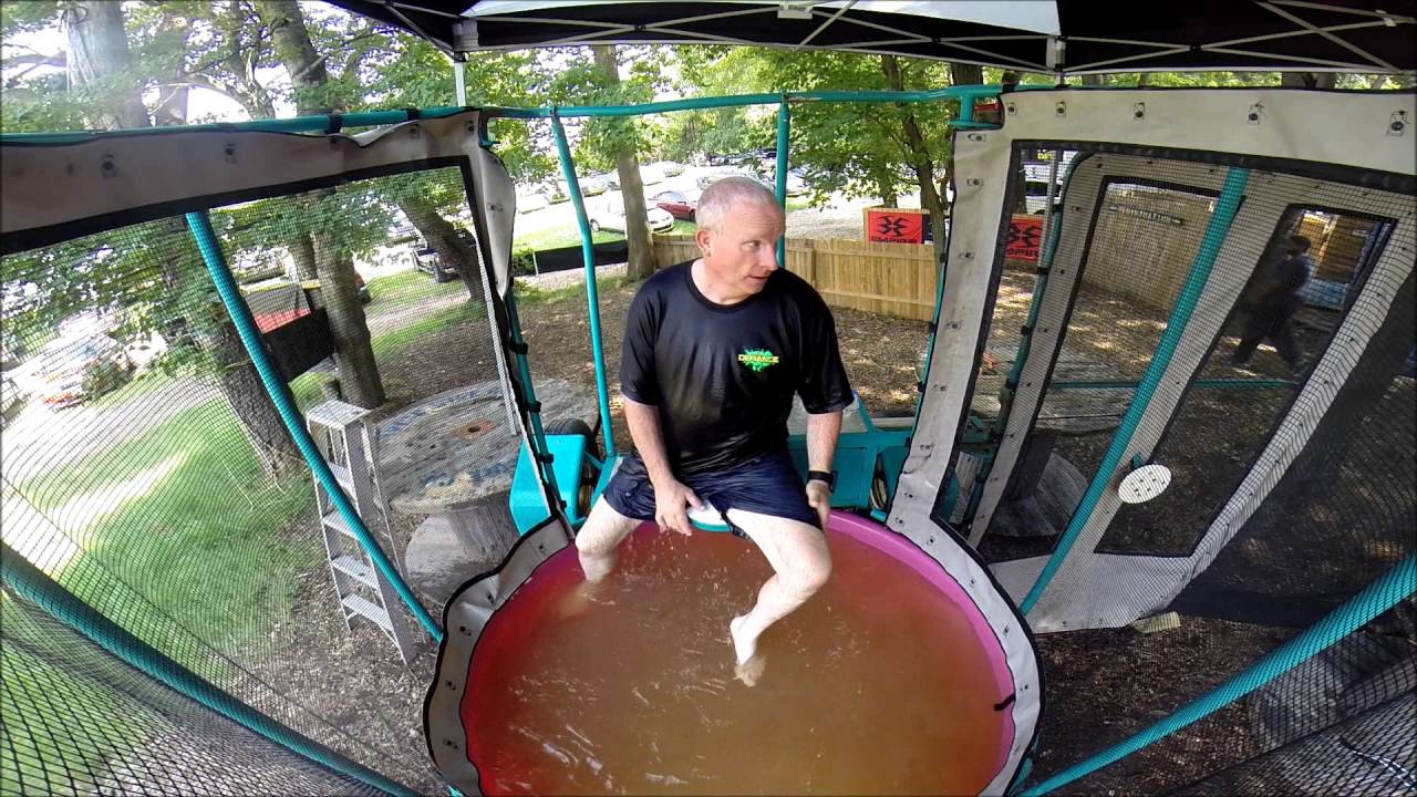 Military Appreciation Event Dunking Booth - YouTube