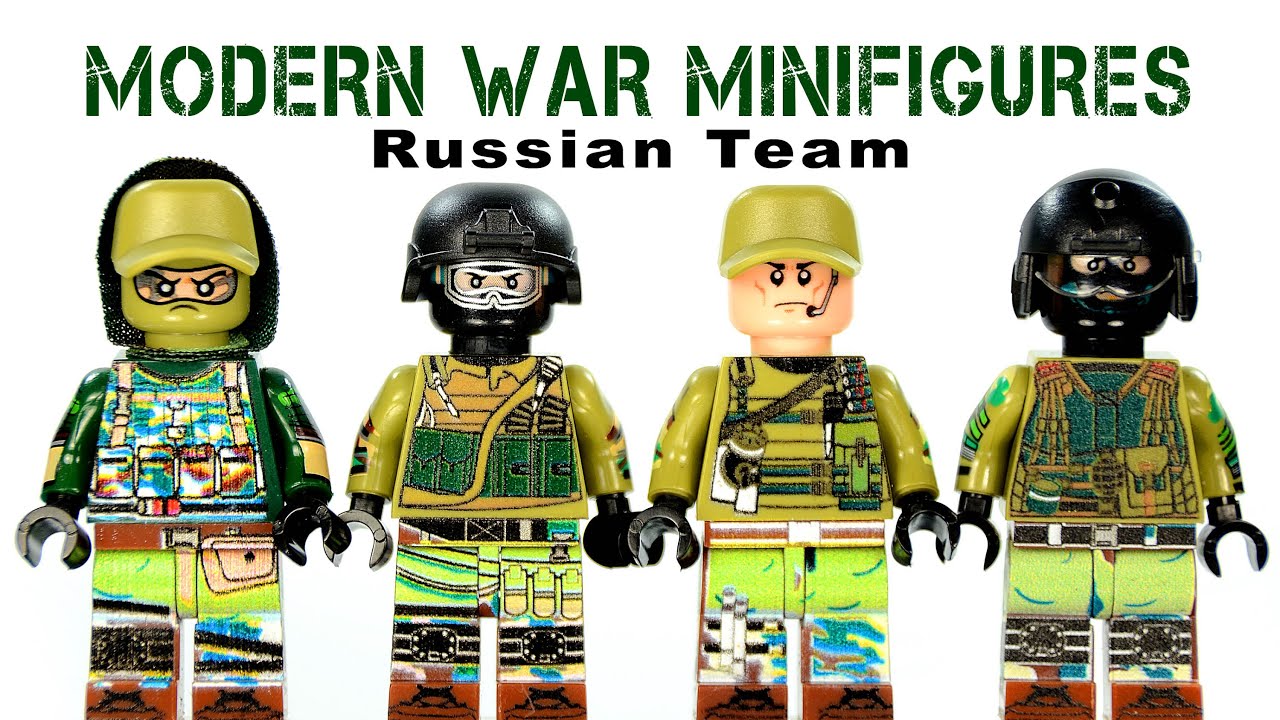 Special Forces Assault Russian Team Unofficial LEGO Minifigures Set 1 ...