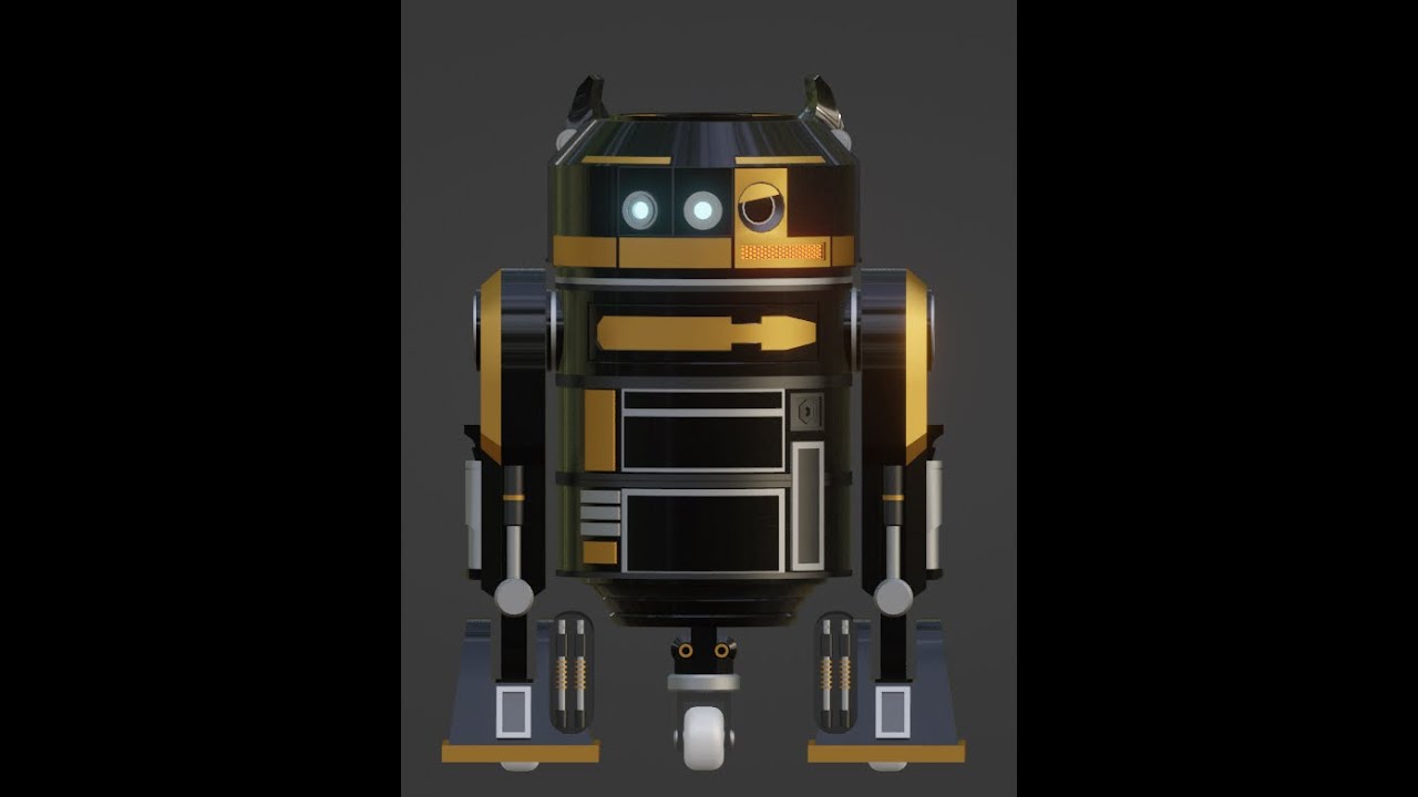 Custom Astromech design W.I.P. - YouTube