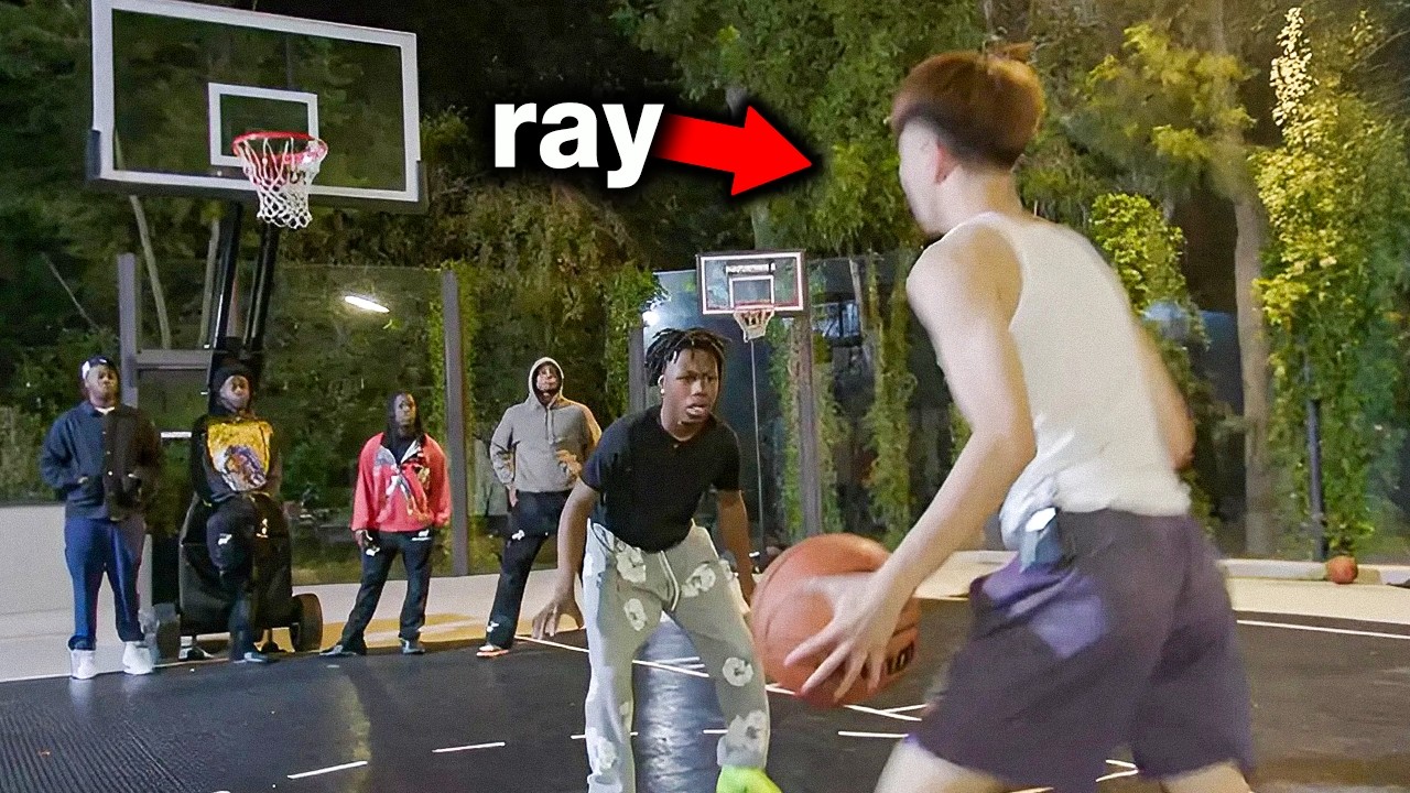 1V1 BASKETBALL VS RAY FOR $1000 - YouTube