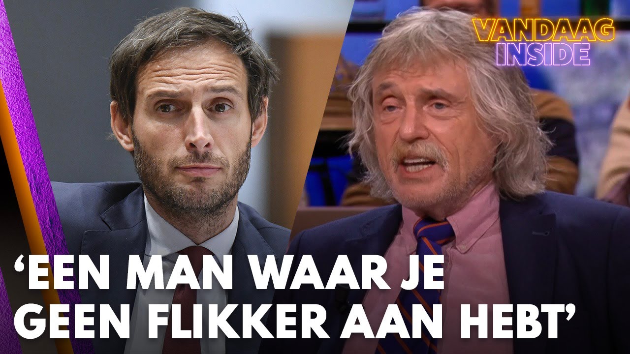 Johan fileert ‘sprekende pop’ Wopke Hoekstra: ‘Een man waar je geen ...