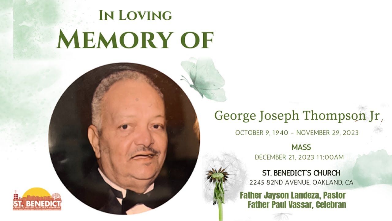 In Loving Memory Of George Joseph Thompson Jr - YouTube