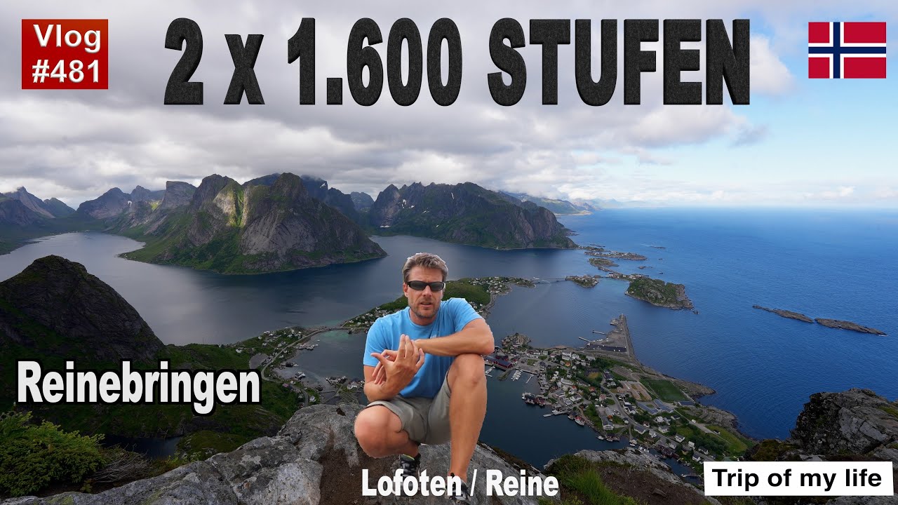 #481 Roadtrip Norwegen - Lofoten | Die längste Treppe der Lofoten, 2x1 ...