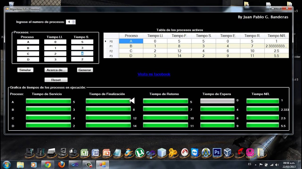 Algoritmo de planificacion fcfs CEUTC - YouTube