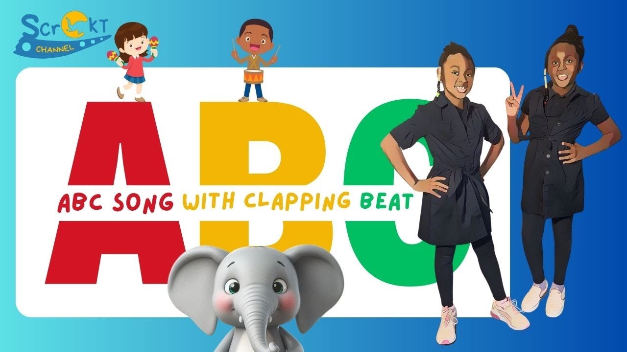ABC Song with Clapping beat | ABC Songs for Kids | Kids Songs | Scrokt ...