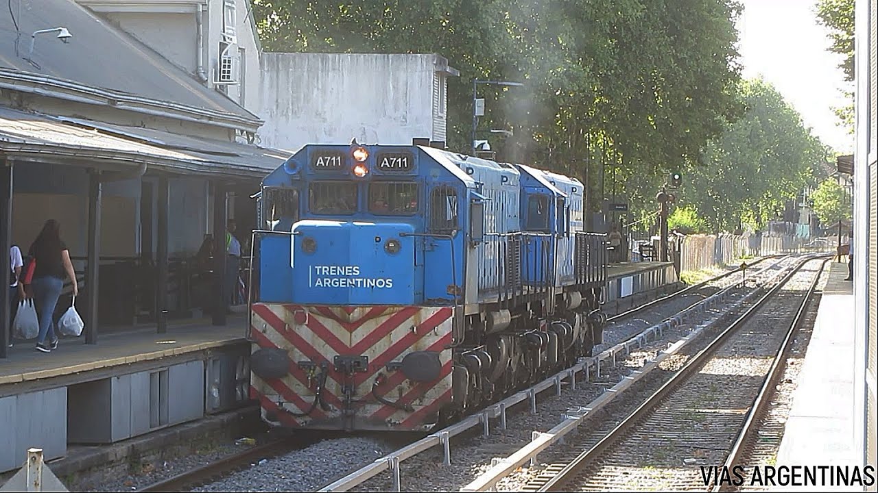 EMD GM G22 A714 y A711 por San Martin rumbo a Deposito J.L. Suarez!! 05-01-2025 - YouTube
