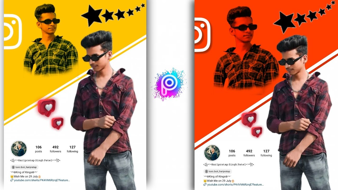 PICSART PHOTO EDITING 🎯👑 INSTAGRAM PICTURE EDITING | Ashi editz - YouTube
