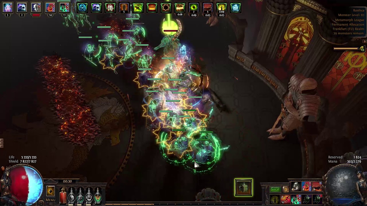 PoE 3.9 baron summoner | T16 + metamorph showcase - YouTube