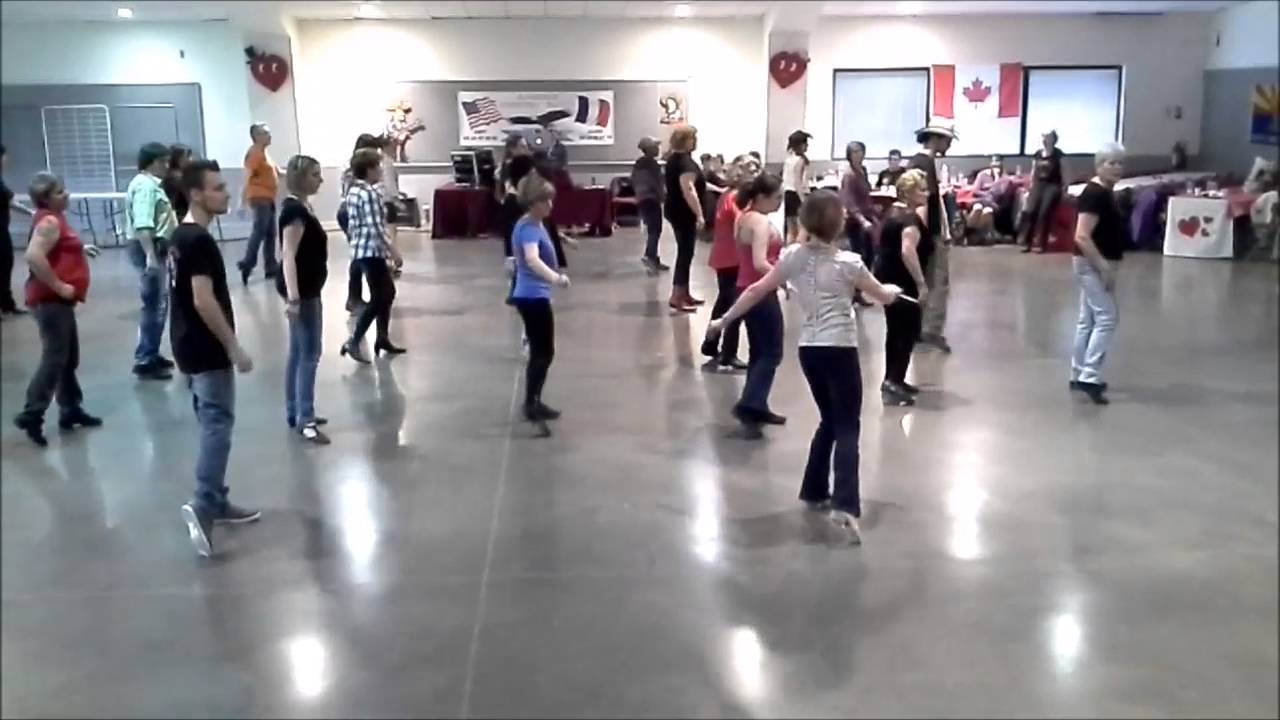 Harmony line dance - YouTube