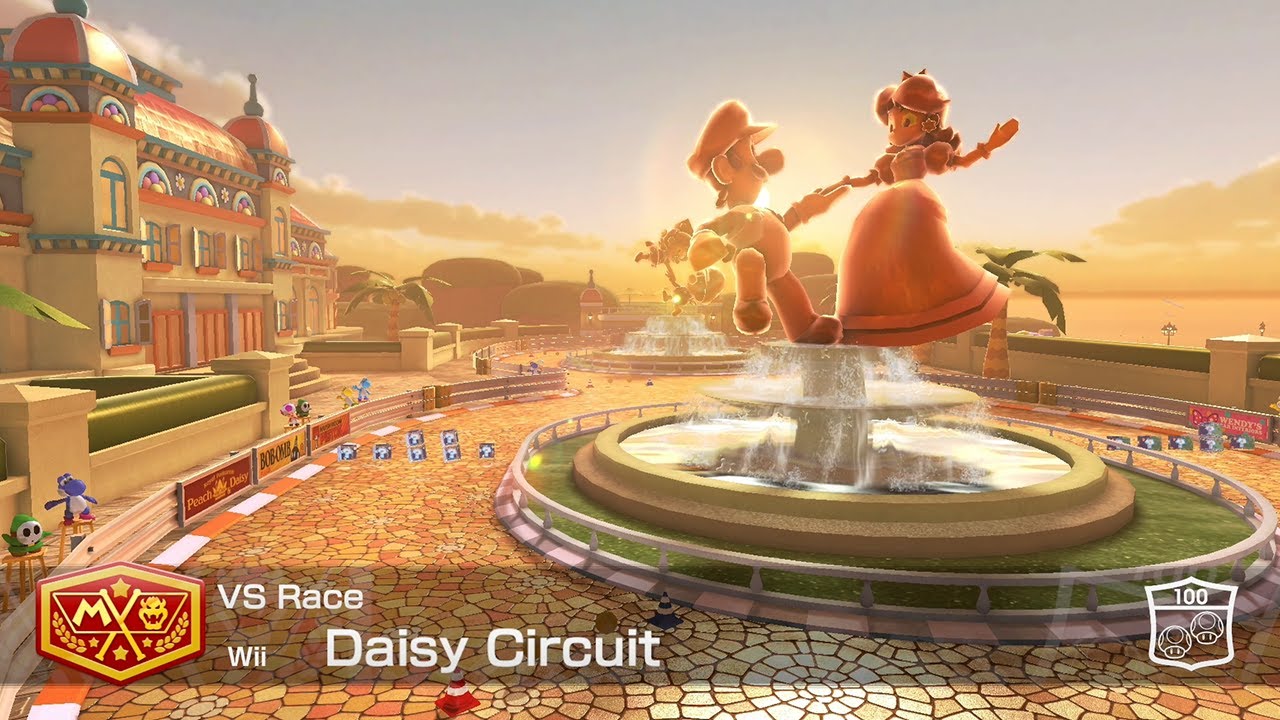Mario Kart 8 Deluxe Wii Daisy Circuit - YouTube