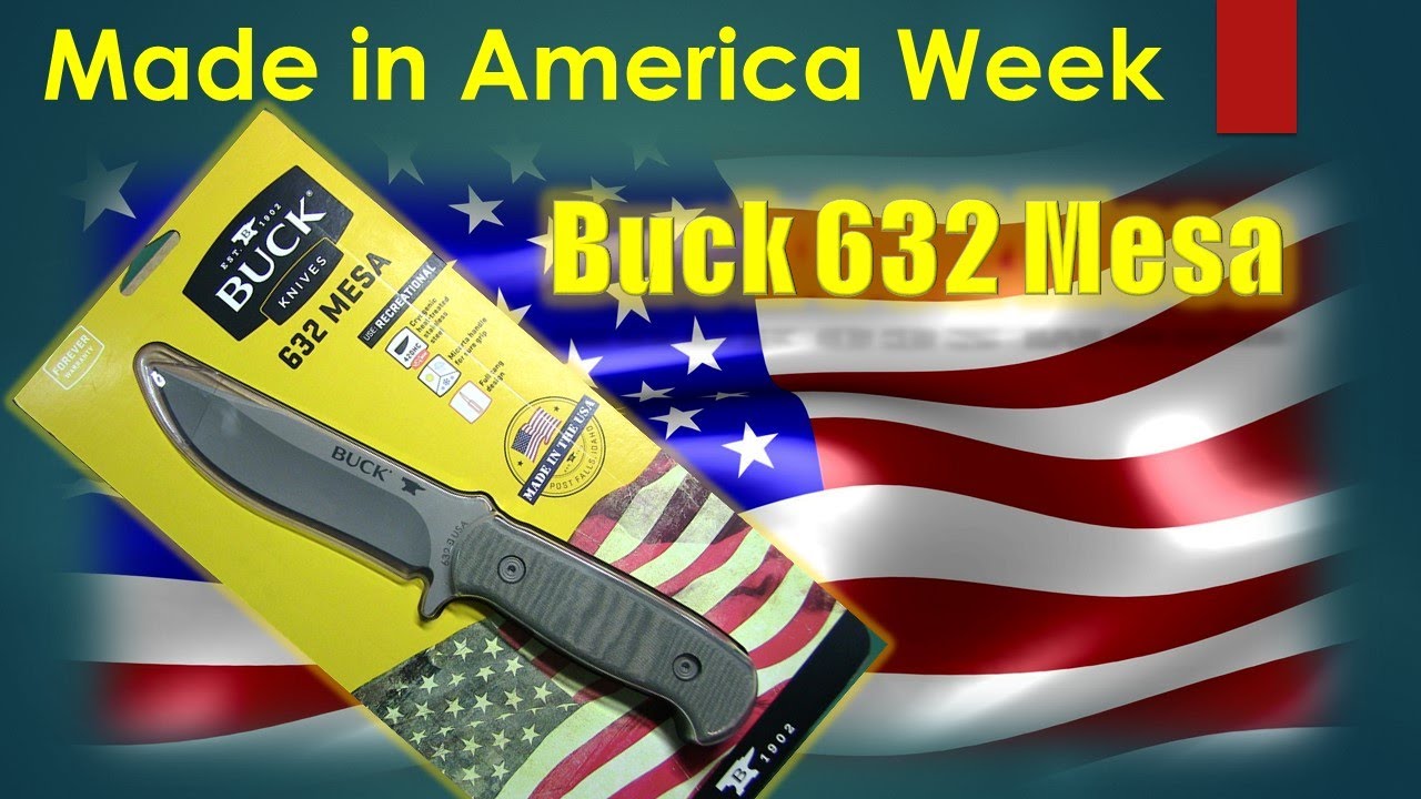 The Made in America Buck 632 Mesa - YouTube