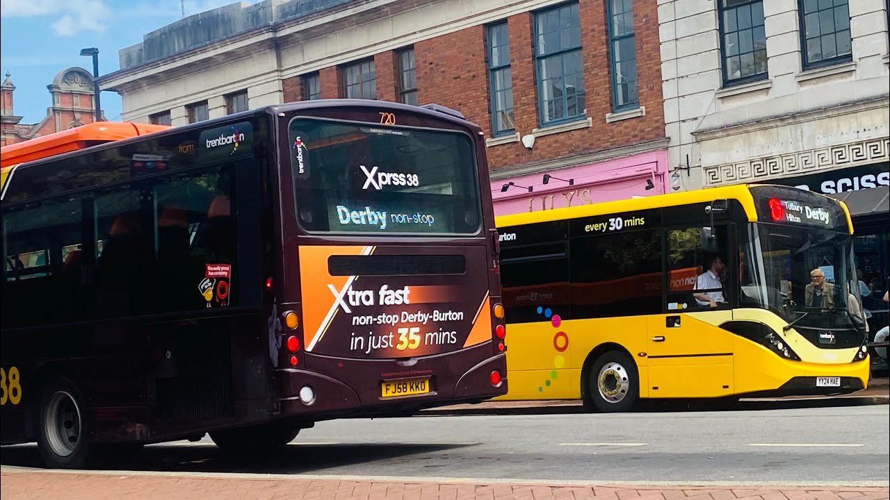 Buses In Burton Upon Trent June 2025 - YouTube
