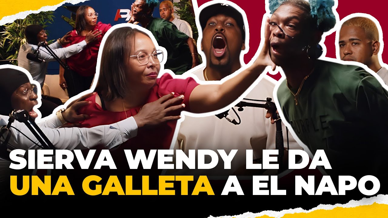 SIERVA WENDY LE DA UNA GALLETA A EL NAPO 😮 - YouTube