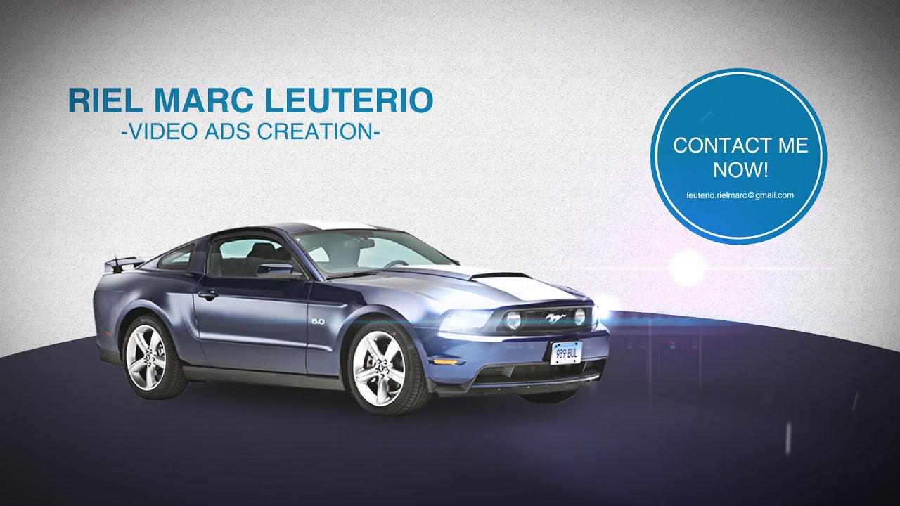 Car Advertisement - Adobe After Effects - YouTube