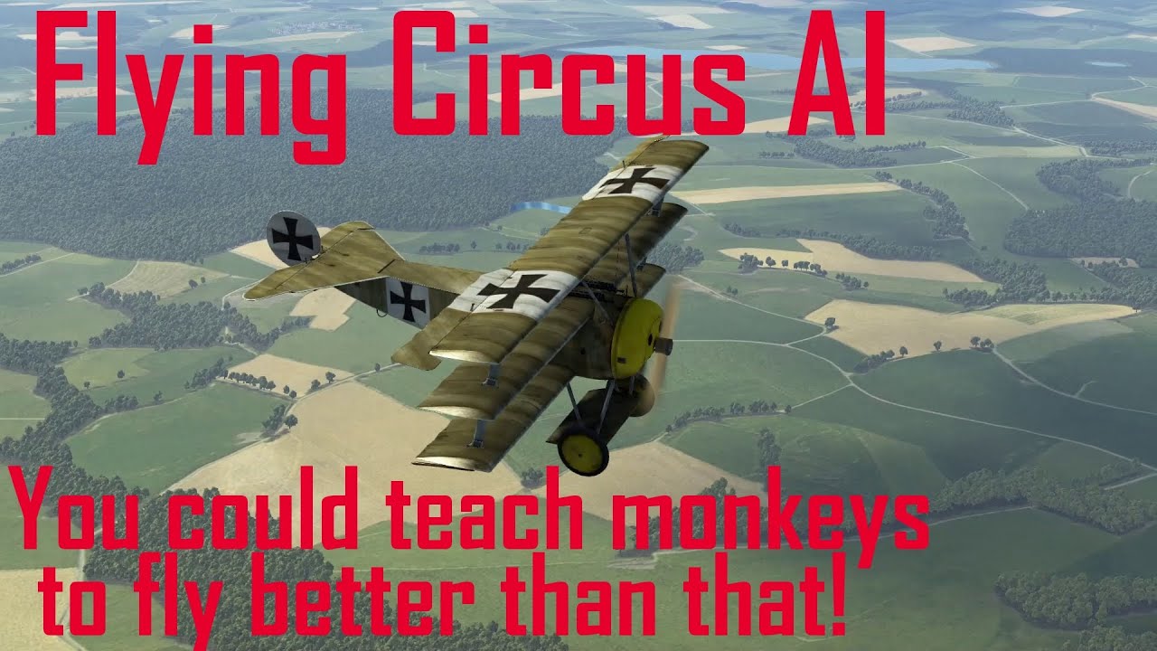 Pathetic AI IL-2 Flying Circus - YouTube