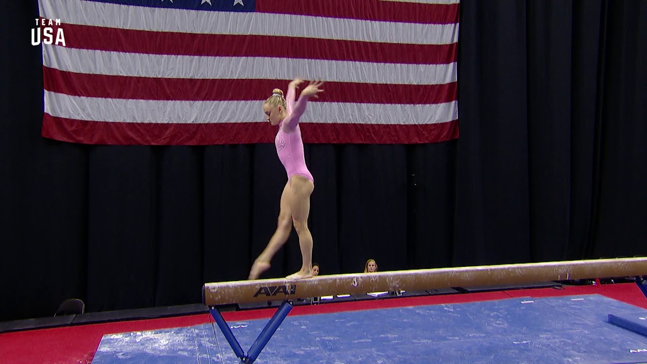 Riley McCusker Performs Beam Routine | Champions Series Presented By ...