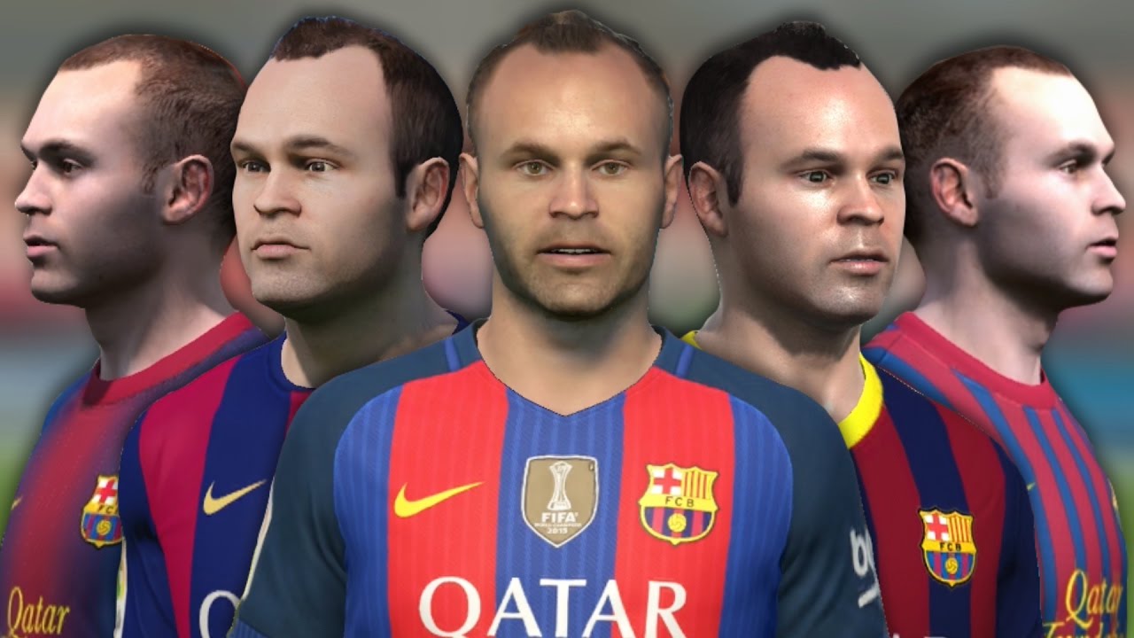 Andr̩s Iniesta from FIFA 04 to 17 - YouTube