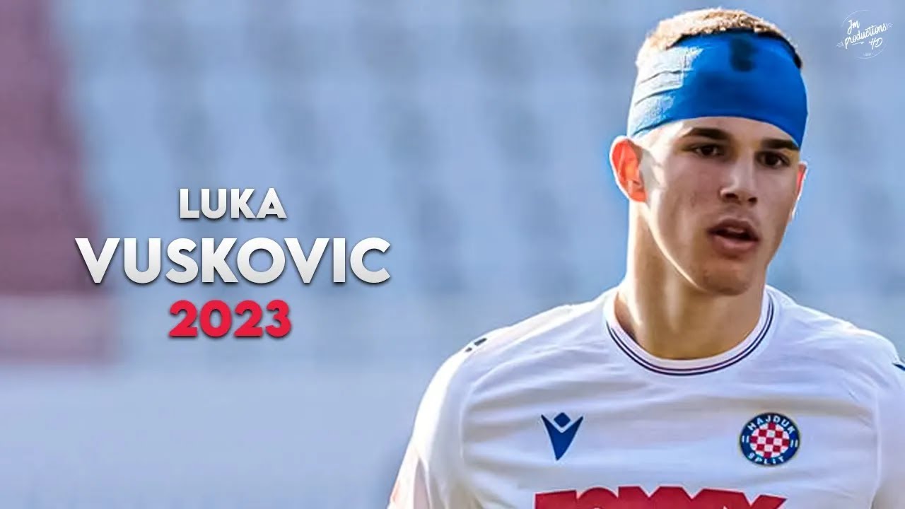Luka Vušković 2022/23 Amazing Defensive Skills, Tackles & Goals ...