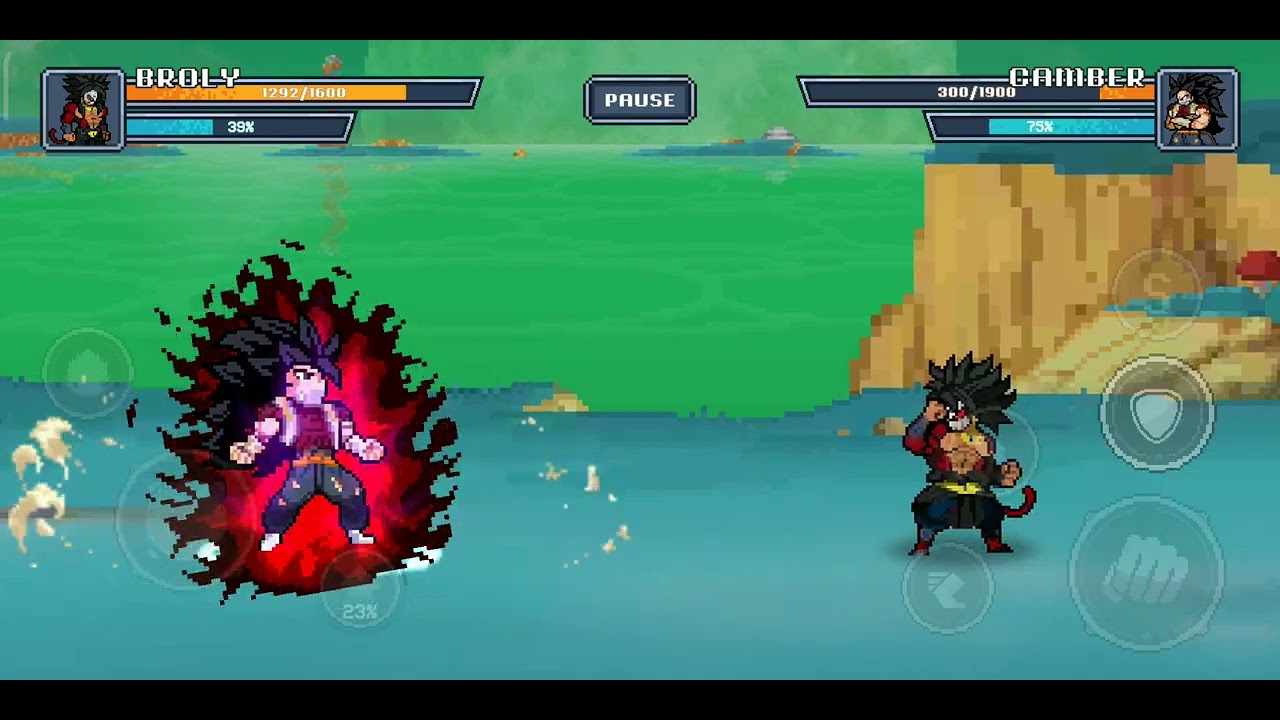 Legendary Super Saiyan 4 Dark Broly vs Cumber Full Power :SDBH - YouTube