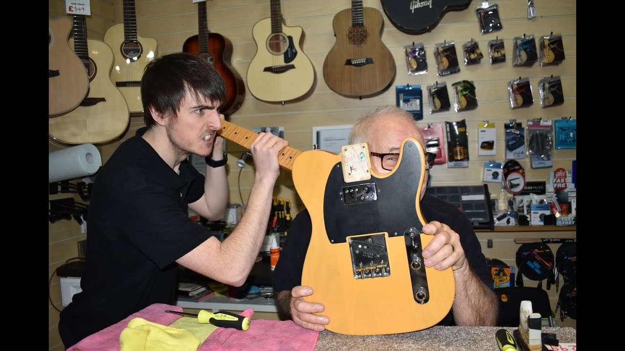 Fender American Original 50s Reissue Telecaster Restring, Set Up & Test ...