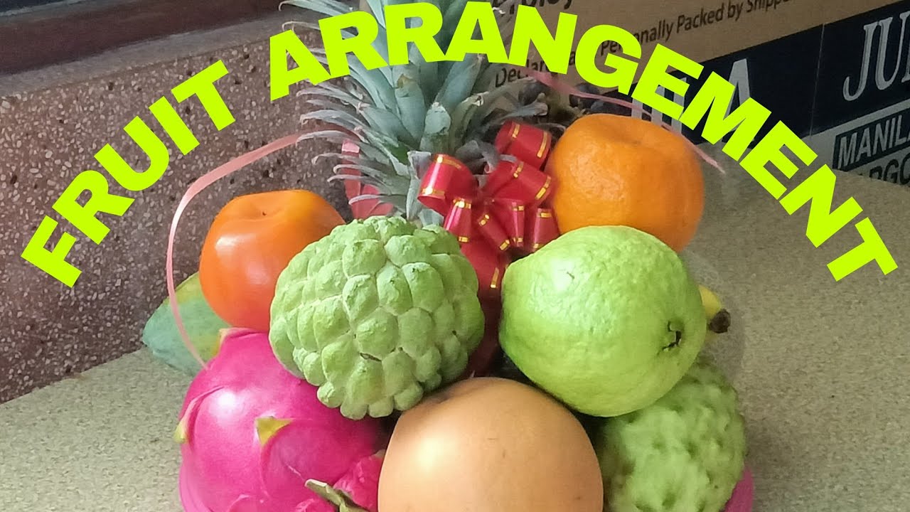 FRUIT ARRANGEMENT FOR NEW YEAR 2022 | MALOU SUN - YouTube