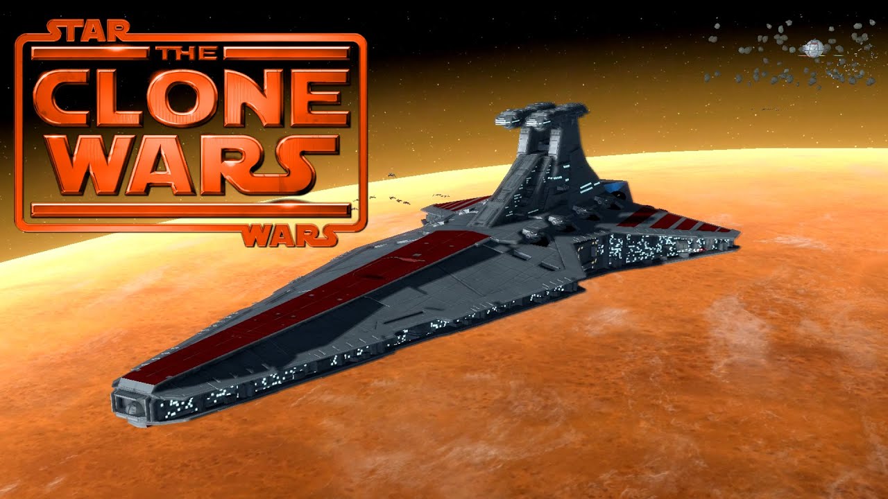 Star War the Clone Wars - Massive Epic Space Battle! Cinematic | Star ...
