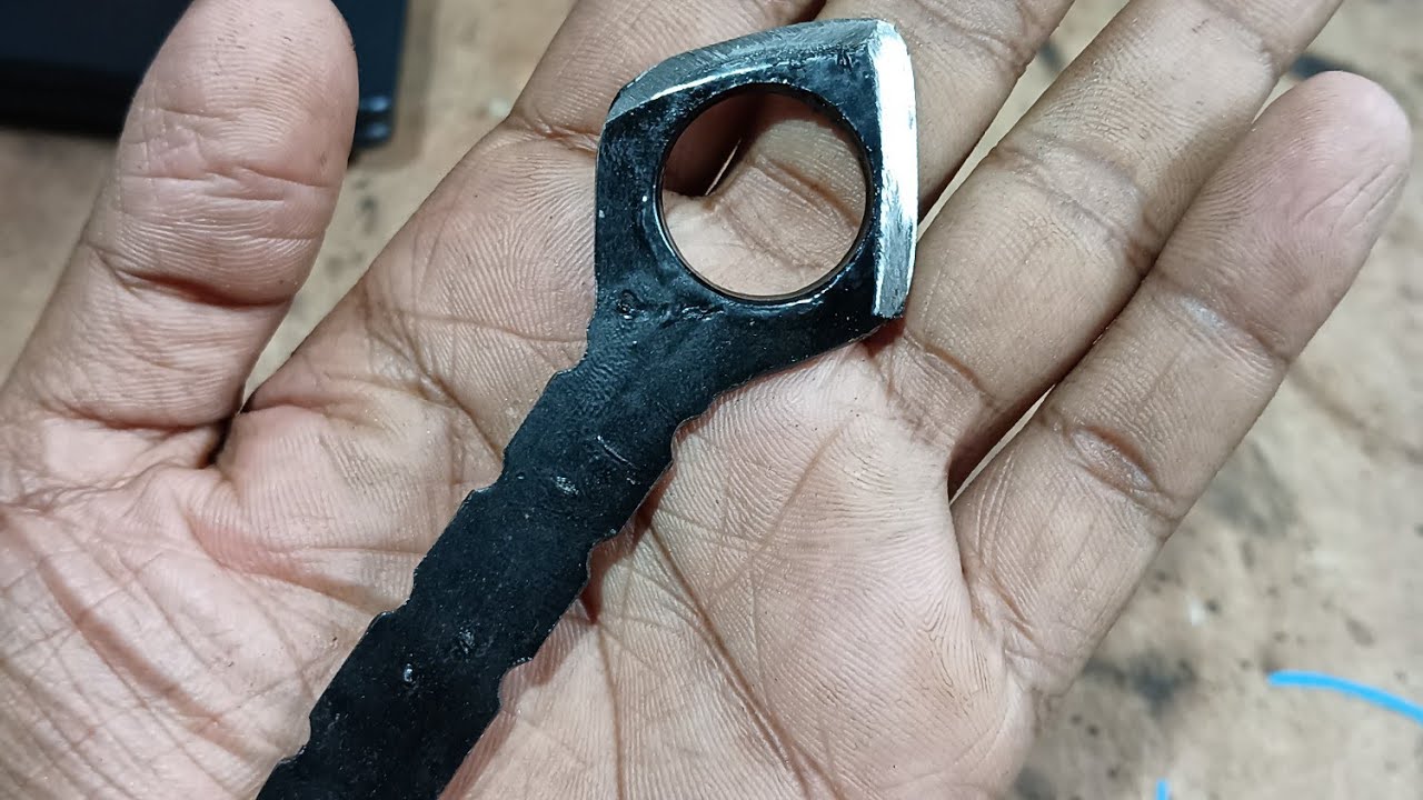How to make stylish knife for self defence #diy #trending #mechanical ...