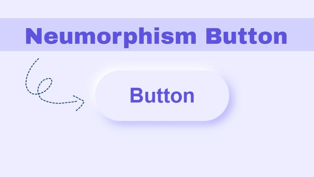 Neumorphism Button using HTML and CSS | UI/UX Design Development ...