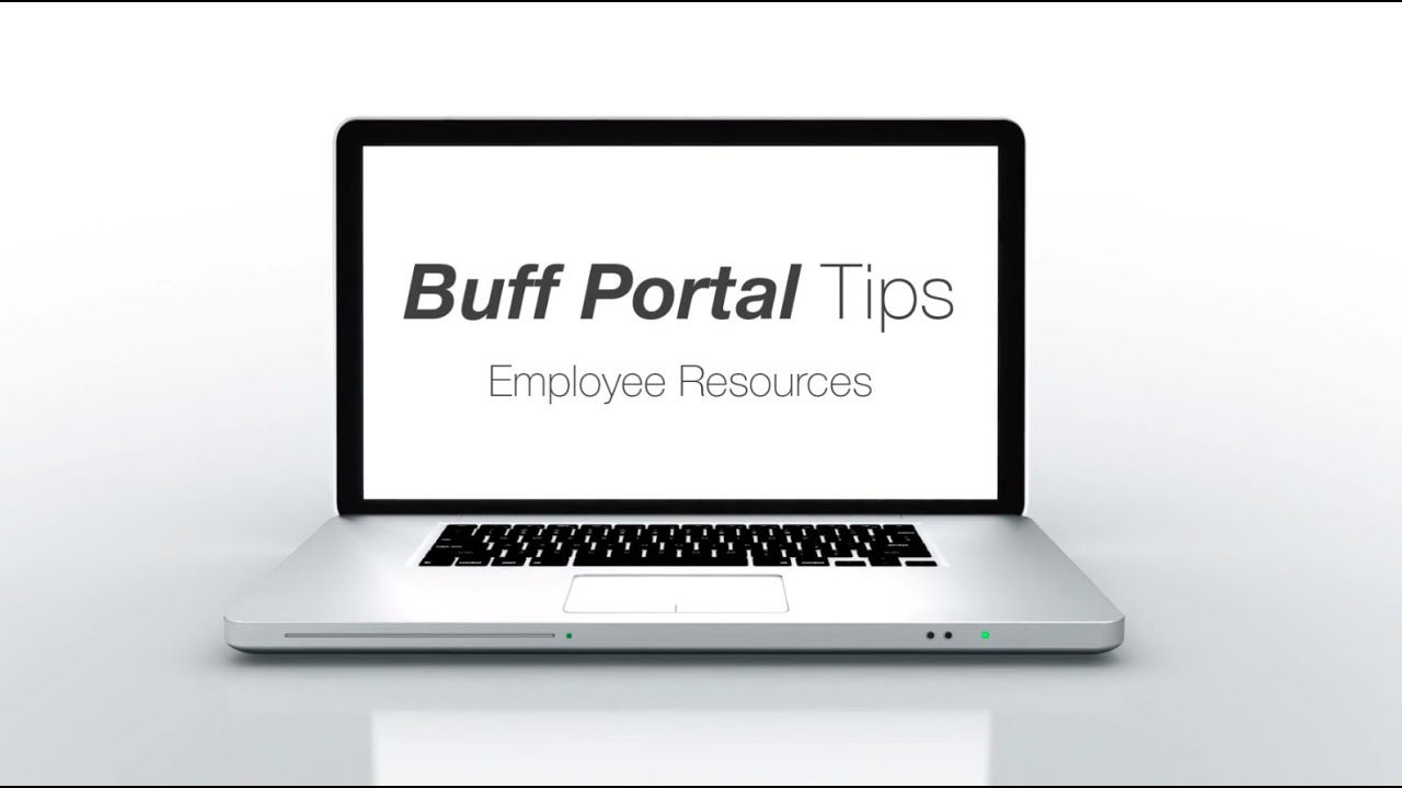 Employee Resources in Buff Portal - YouTube