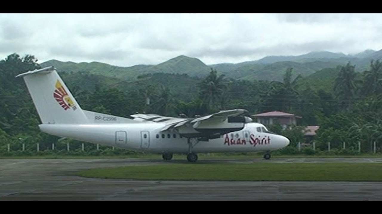 Asian Spirit DHC-7 flight from Manila to Caticlan - YouTube