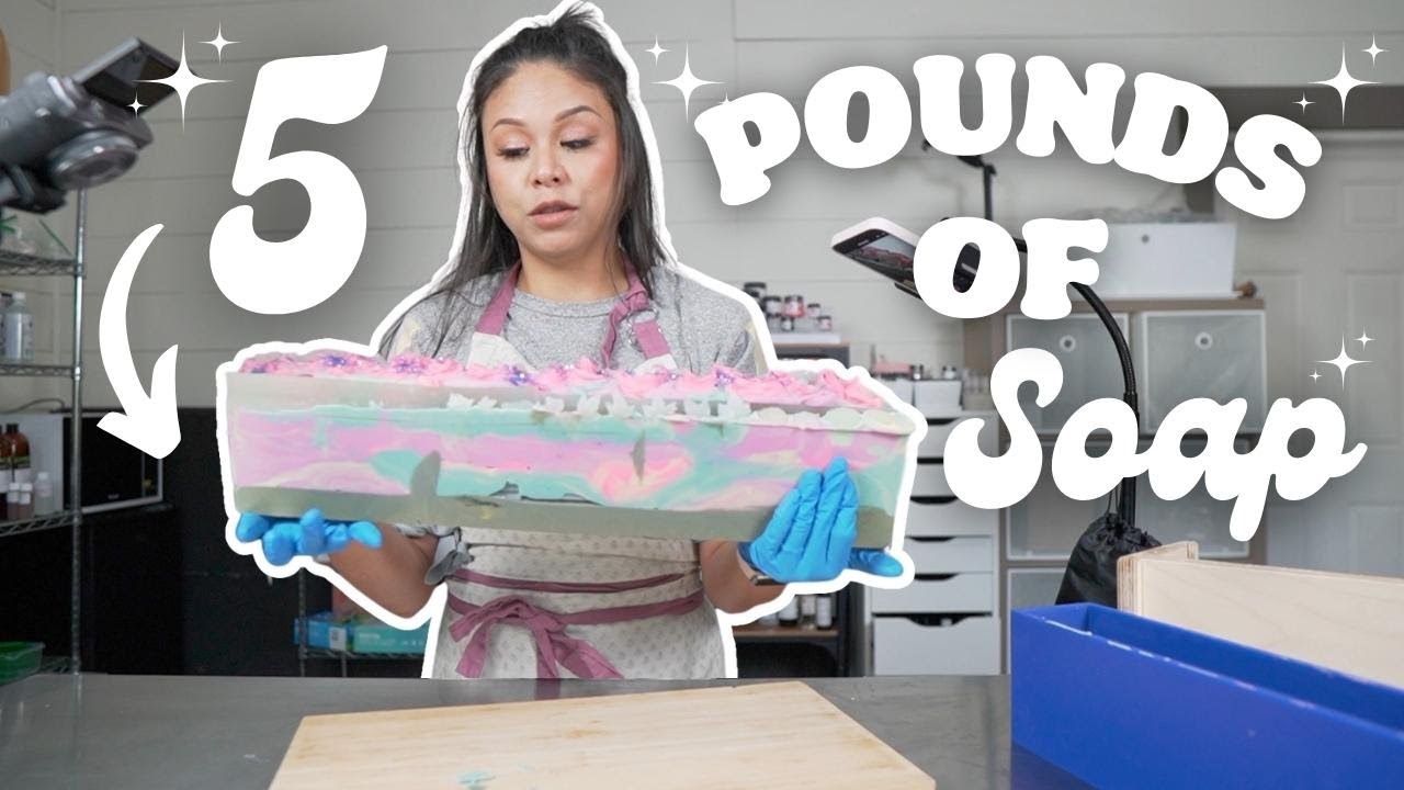 Making 5 LBS OF SPOOKY SOAP - YouTube