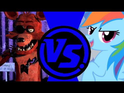 Multiverse brawl story mode: foxy vs rainbow dash(fnaf vs MLP) - YouTube