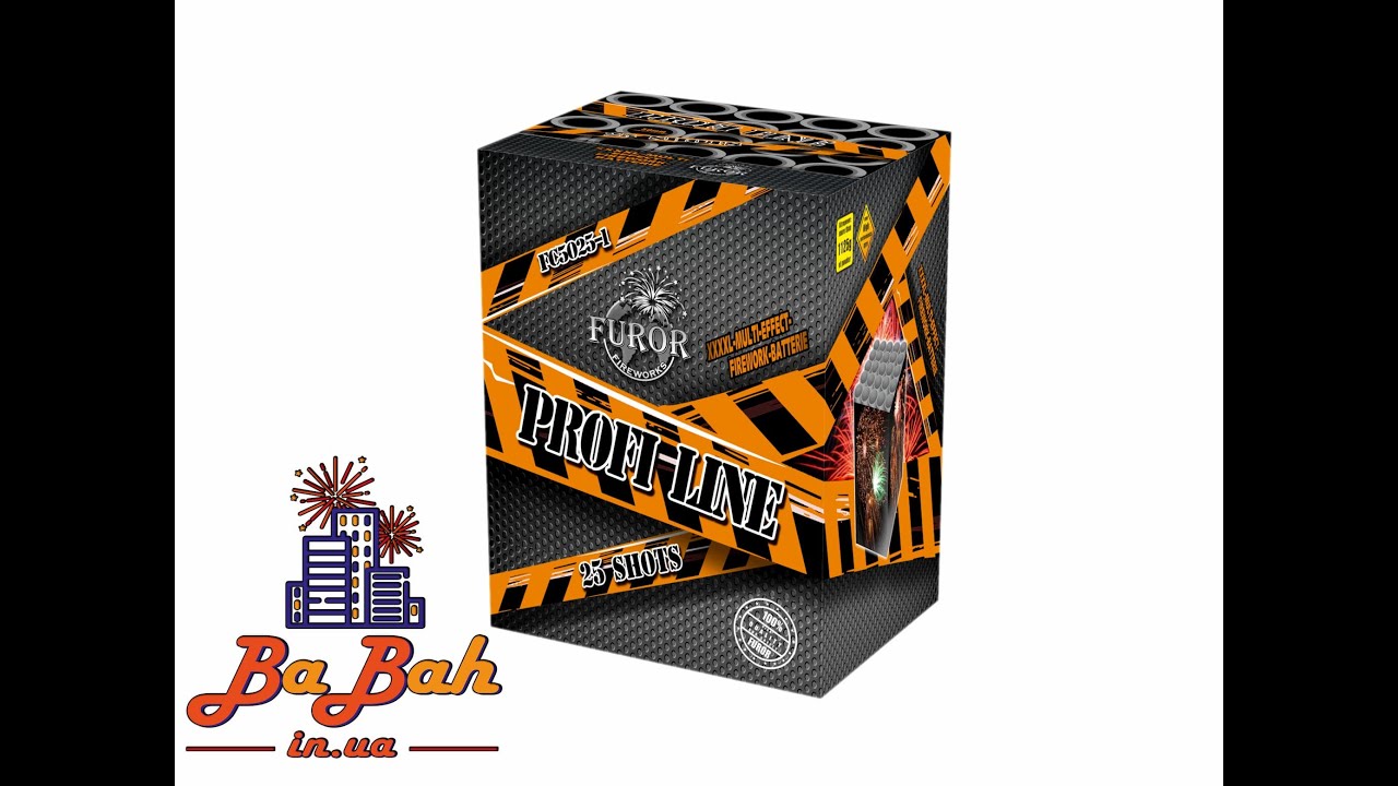 Салютная установка FC5025-1 Furor - YouTube