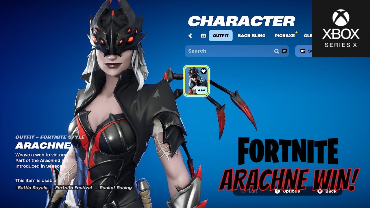 FORTNITE ARACHNE WIN! XBOX CHAPTER 5 SEASON 3 - YouTube