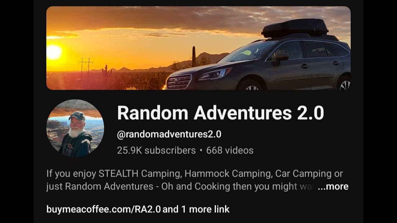 Stealth camping Q&A with special guest Tony from Random Adventures 2.0 ...