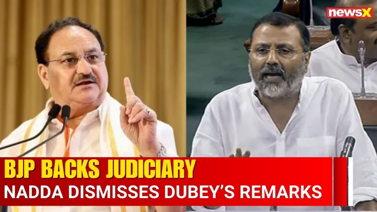 BJP Distances from Nishikant Dubey’s SC Remarks; Nadda Calls Judiciary ...