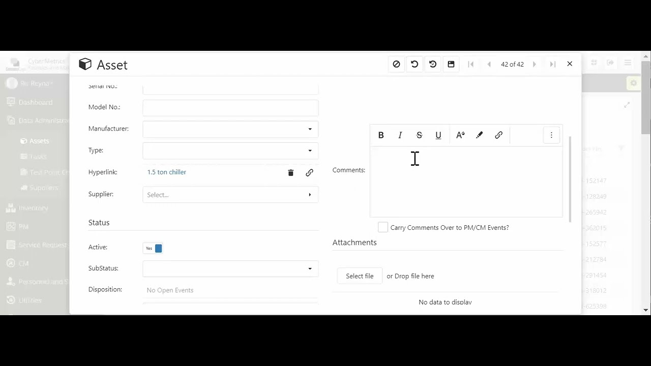 FaciliWorks Essentials CMMS Software - Adding an Asset Record - YouTube