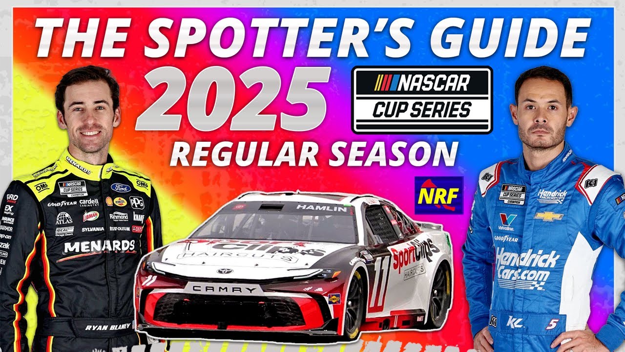 The Spotter's Guide to the 2025 NASCAR Cup Series Regular Season - YouTube