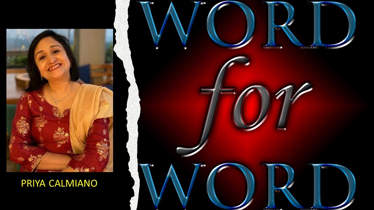 WORD FOR WORD - PRIYA - YouTube