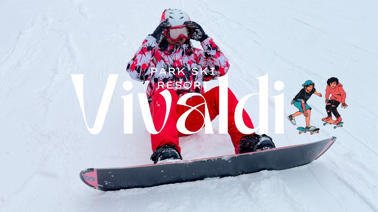 First time snowboarding 🏂 in South Korea 🇰🇷 @Vivaldi park ski resort ...
