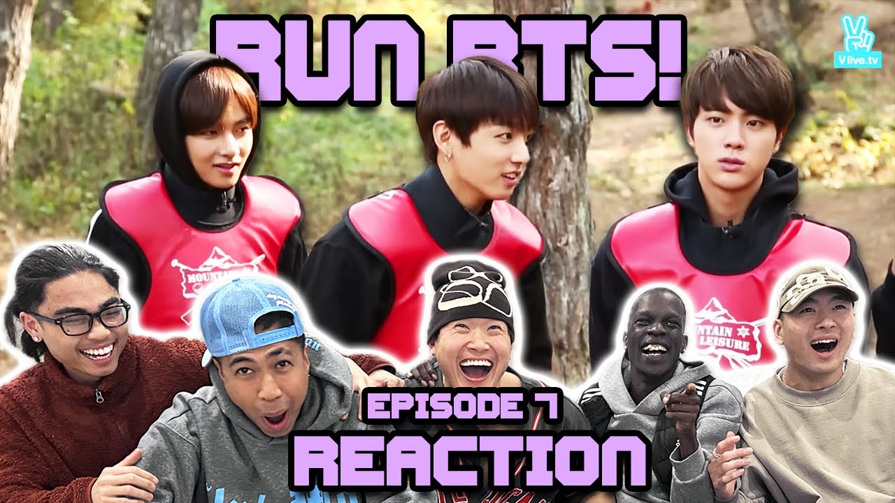 OUR FIRST TIME WATCHING RUN BTS EP 7 - YouTube