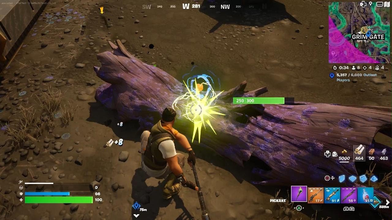 How to Hit structures at Grim Gate to collect a Jar of Essence ...