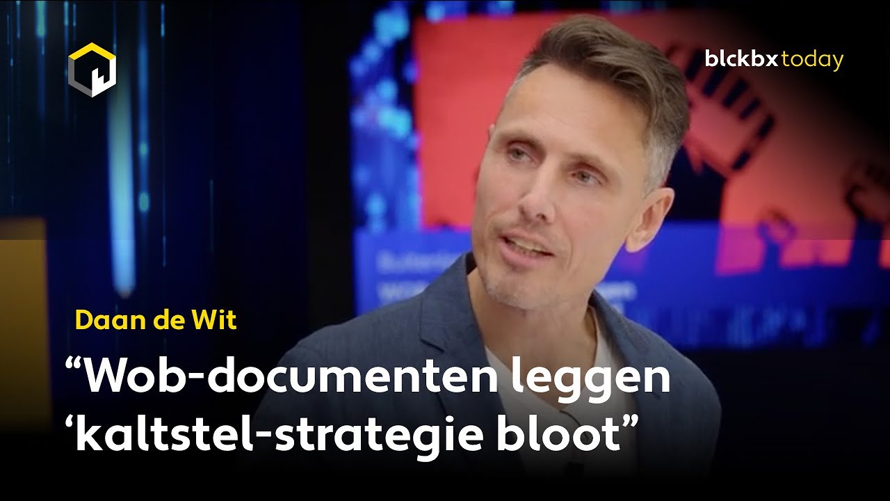 Daan de Wit: “Wob-documenten leggen ‘kaltstel-strategie bloot” - YouTube