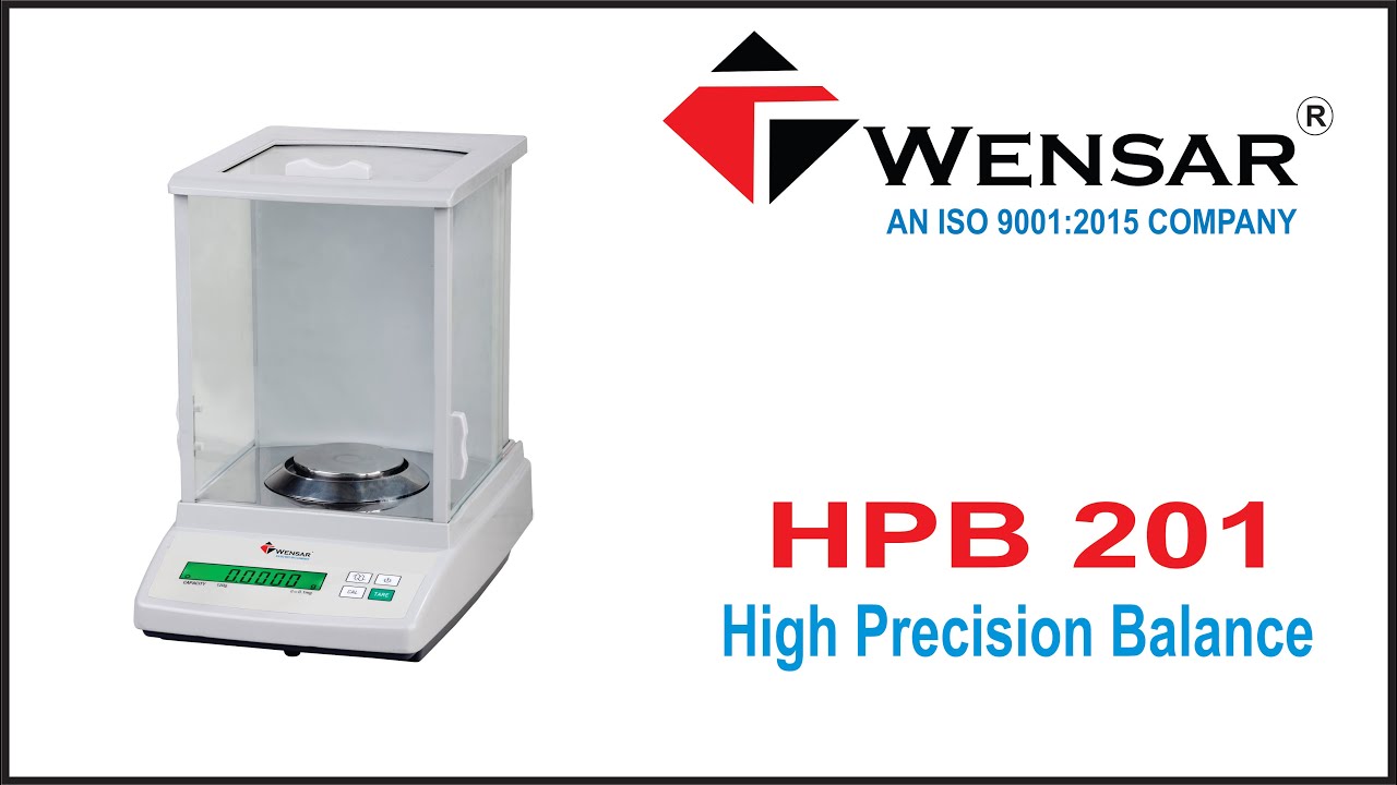 High Precision Balance, HPB201, - YouTube