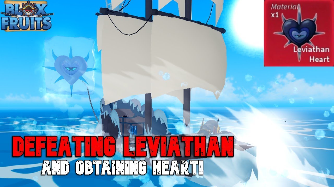 Defeating LEVIATHAN And Obtaining Its HEART! | (Update 20) Blox Fruits ...