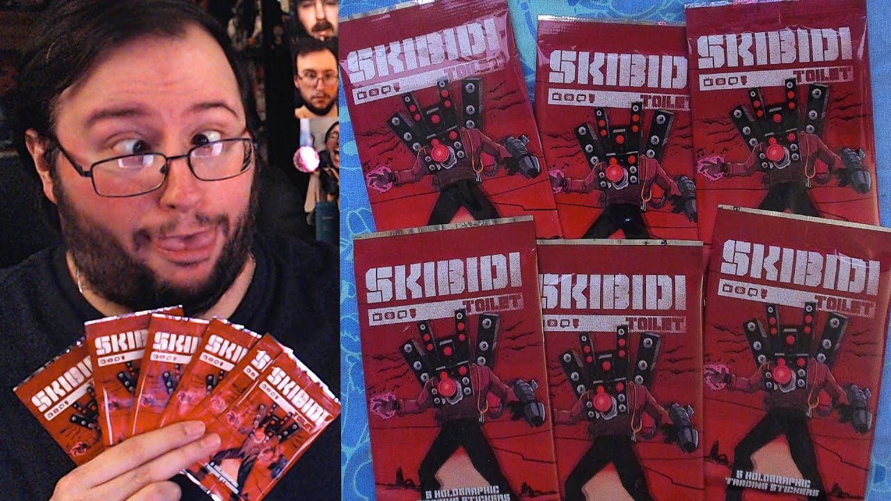 BRAINROT TIME! - 12 Packs of Skibidi Toilet Holographic Trading ...
