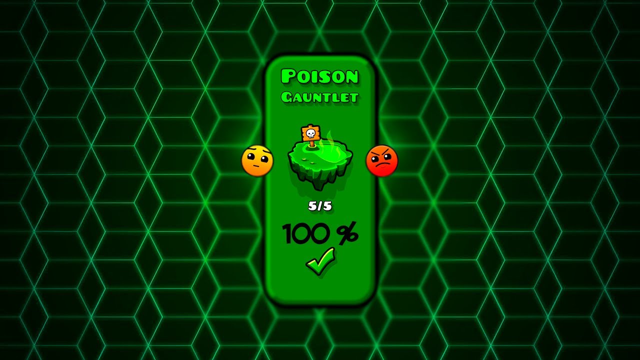 Geometry Dash || Poison Gauntlet - YouTube