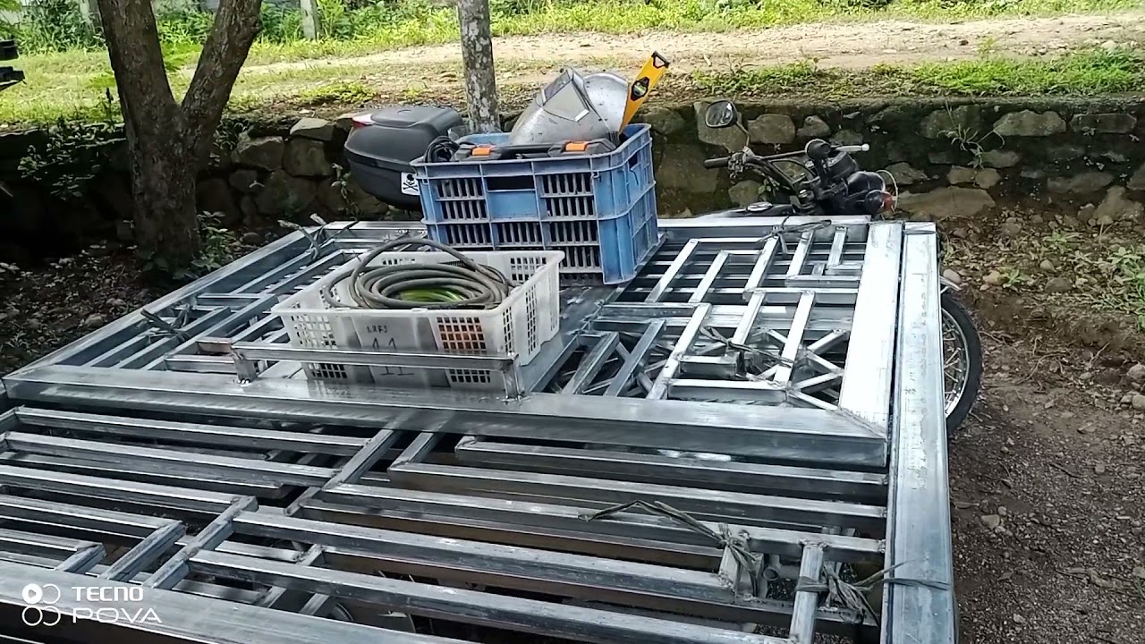 Gate and fence design,double swing gate using pillow block bearing ...