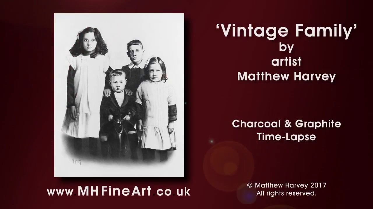 How To Draw A Family Portrait step by step #9 - YouTube